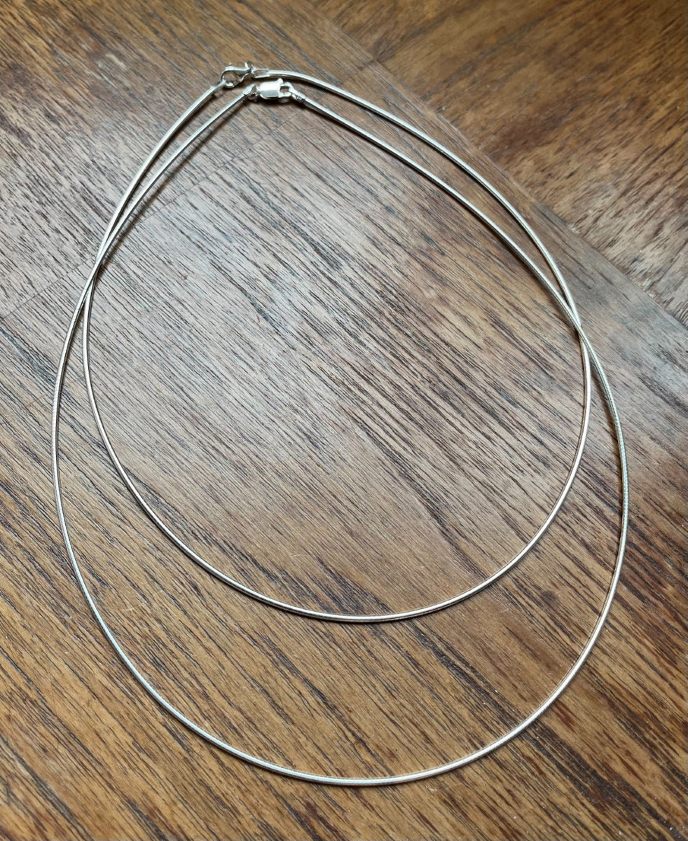 Silver Omega Neck Wires – Carol Savage Glass